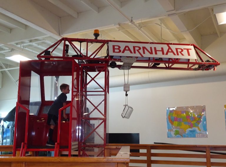Miniature Crane Highlight of Children’s Museum